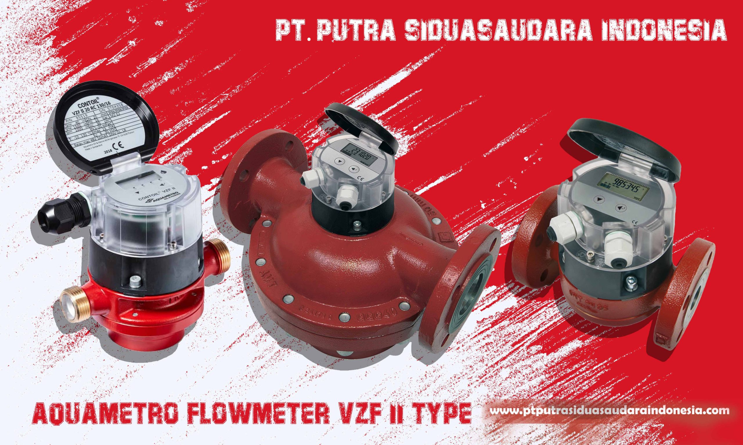 FLOWMETER AQUAMETRO VZF II TYPE