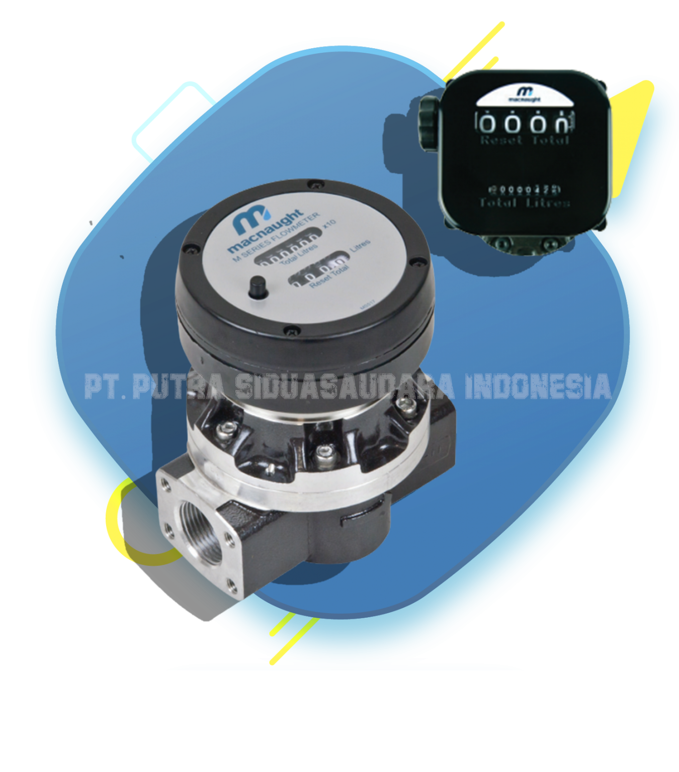 MACNAUGHT M10-1" MECHANICAL FLOW METER - PT PUTRA SIDUASAUDARA INDONESIA